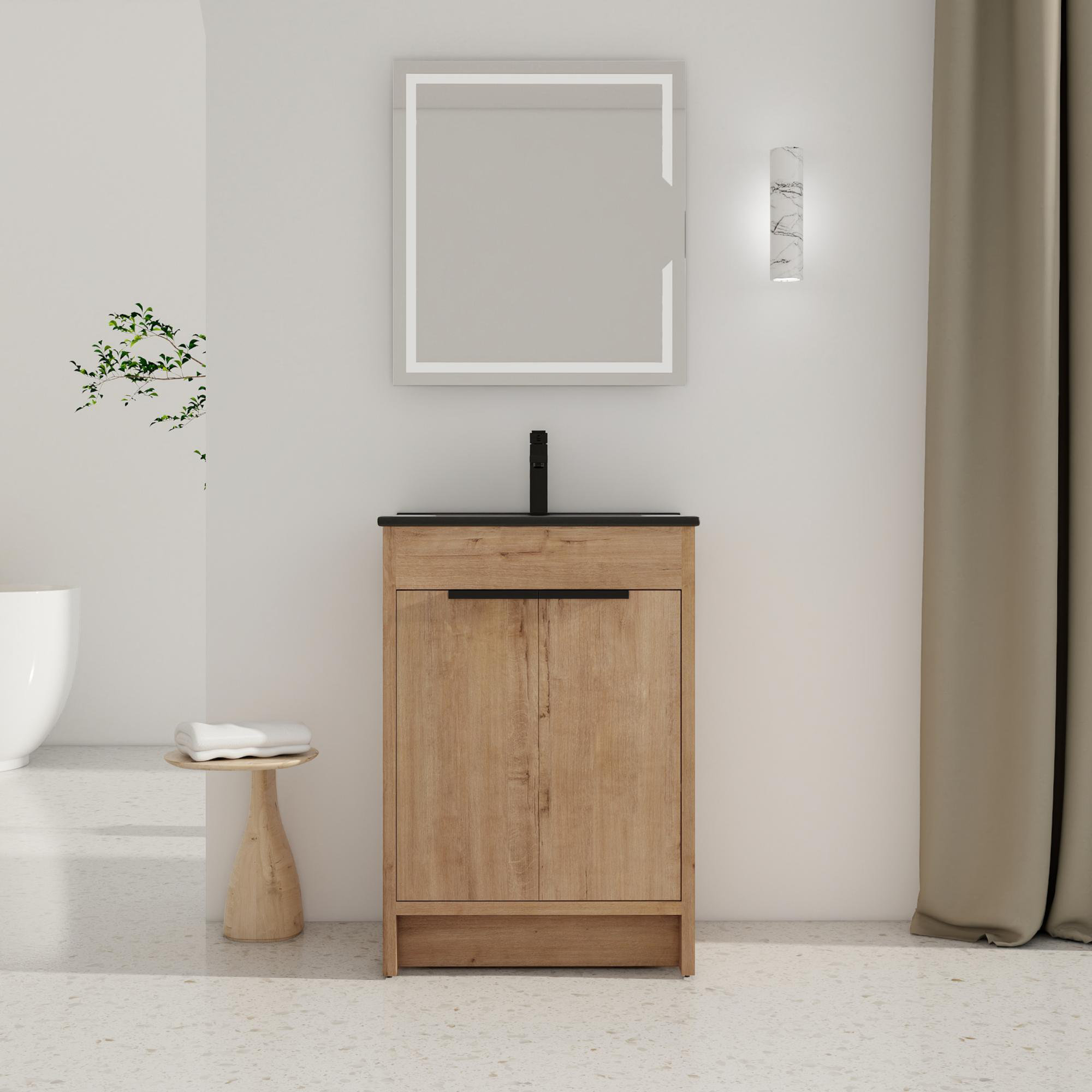 Hokku Designs Milpara 23" Single Bathroom Vanity Set | Wayfair