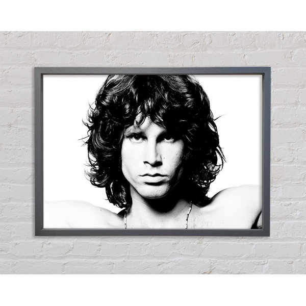 Bright Star Jim Morrison Face - Single Picture Frame Art Prints on ...