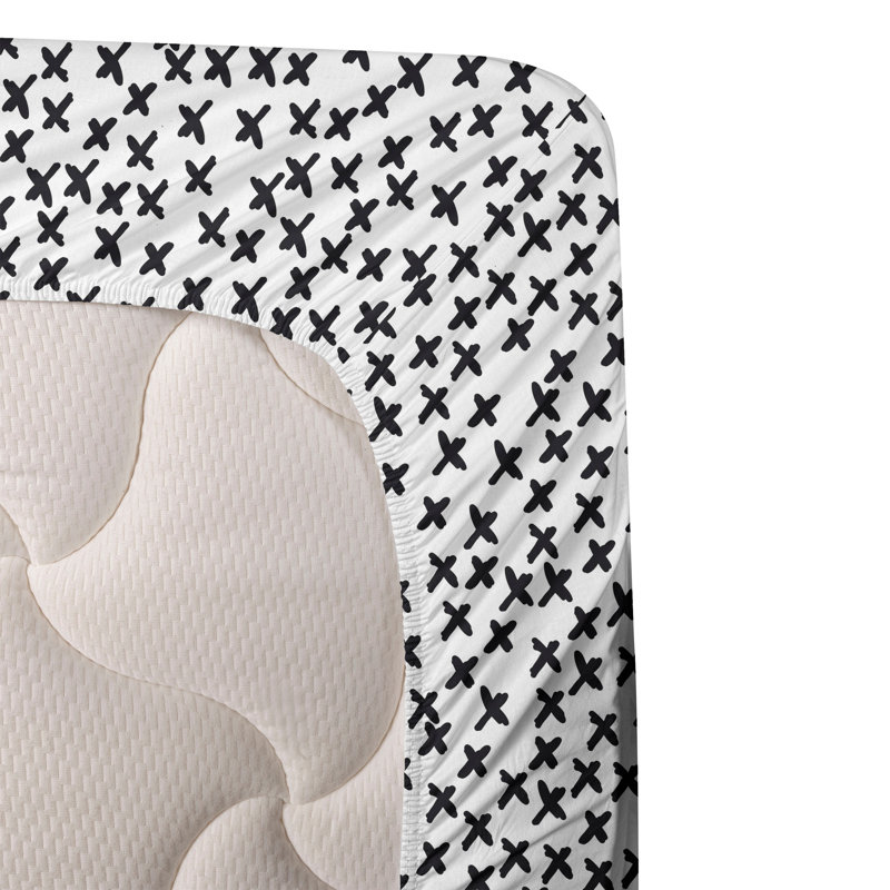 Ambesonne Minimal Sheet Set Modern X Hipster Retro Art White and ...