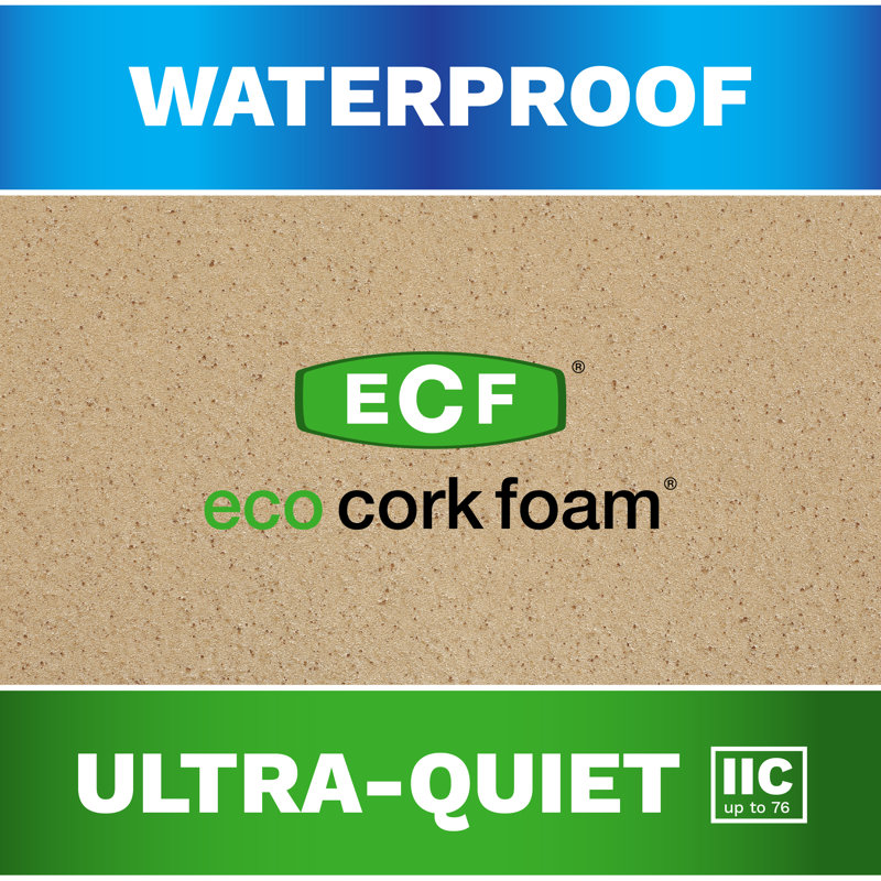 Eco Cork Foam Cork Underlayment Roll (75 sq.ft./roll) & Reviews | Wayfair