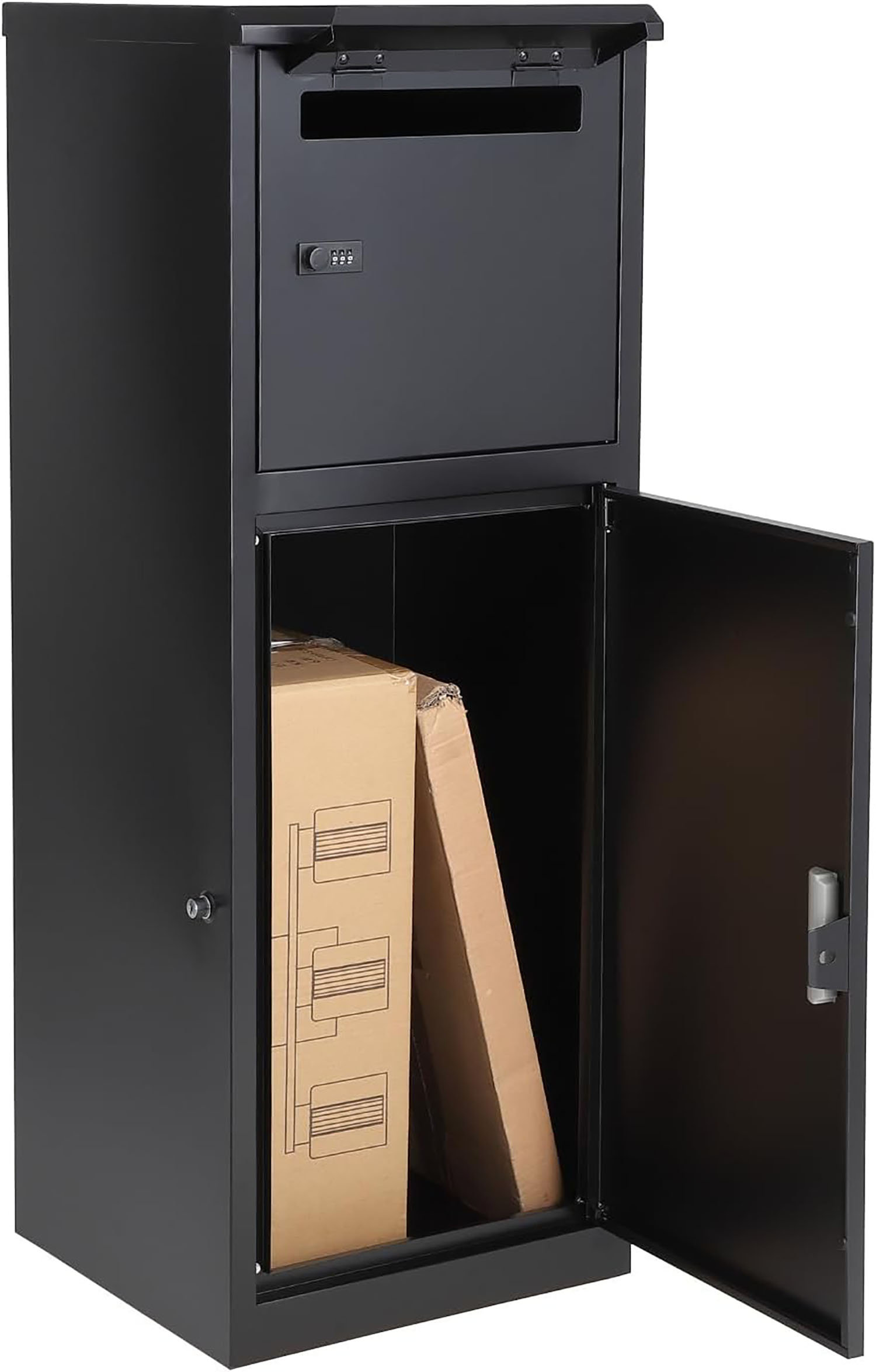 gaomon Anti-Theft Parcel Drop Box, 7.2 Cu Ft, Steel, Combination Lock ...