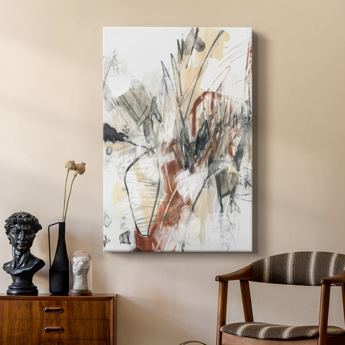 Latitude Run® Oxide Manuscript II -Custom Wrapped Gallery Cavas ...