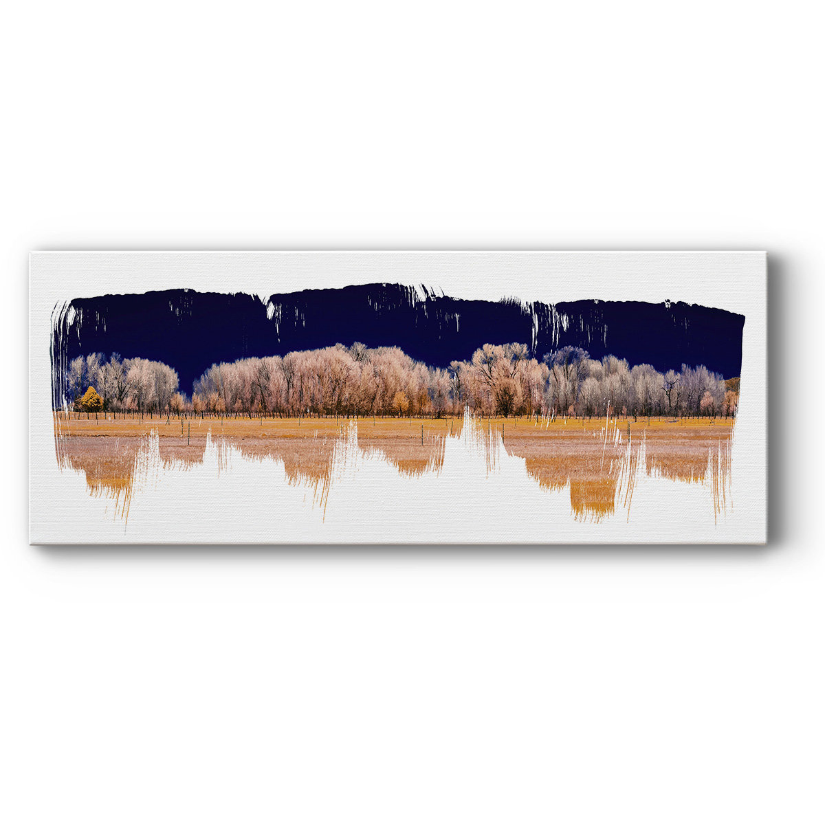 Red Barrel Studio® Treeline Panorama On Canvas Print | Wayfair