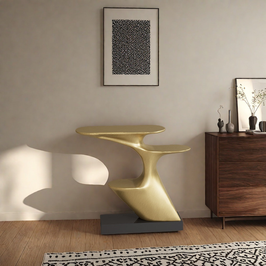Wrought Studio™ Modern Minimalist Art Console Table | Wayfair