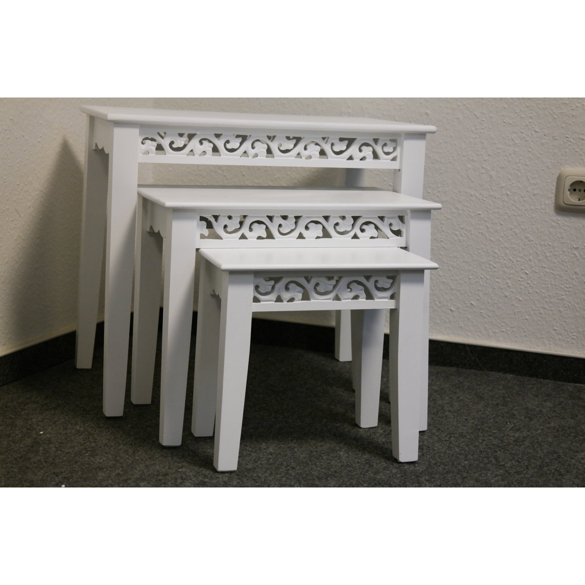 Fleur De Lis Living Romantik 3 Nesting Tables & Reviews | Wayfair.ie