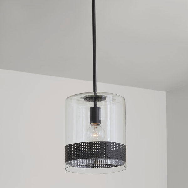 Wrought Studio Riles 1 - Light Single Cylinder Pendant | Wayfair