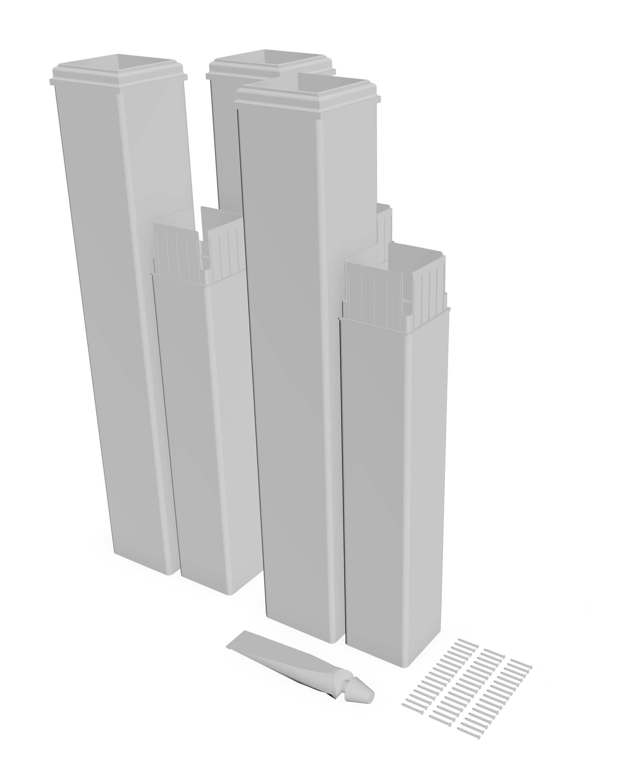 Vita White Vinyl Pergola Extension Kit. | Wayfair