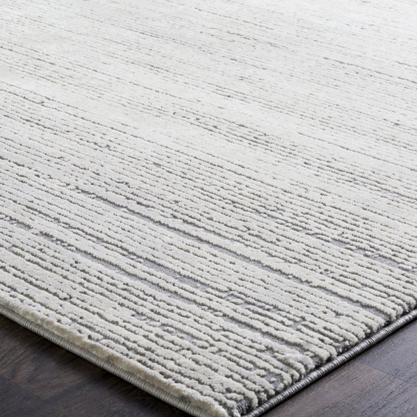Greyleigh™ Bridgeton Gray/White Rug & Reviews | Wayfair
