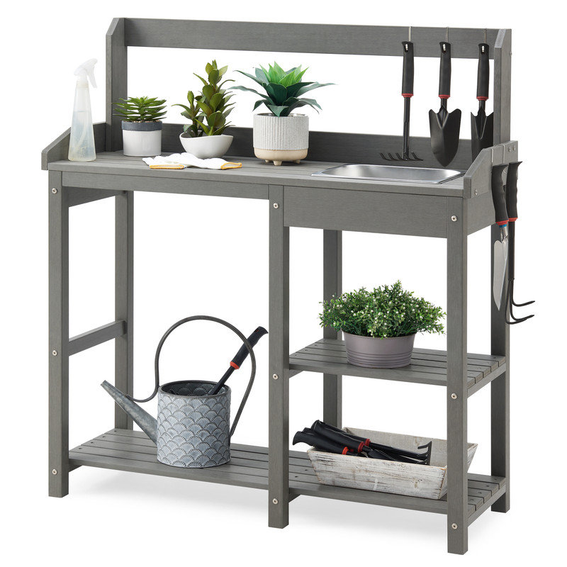 Arlmont & Co. Tamiya Polystyrene Potting Bench & Reviews | Wayfair