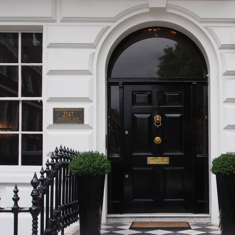 Whitehall Products Gardengate Personalized Grande 2-Line Wall Address ...