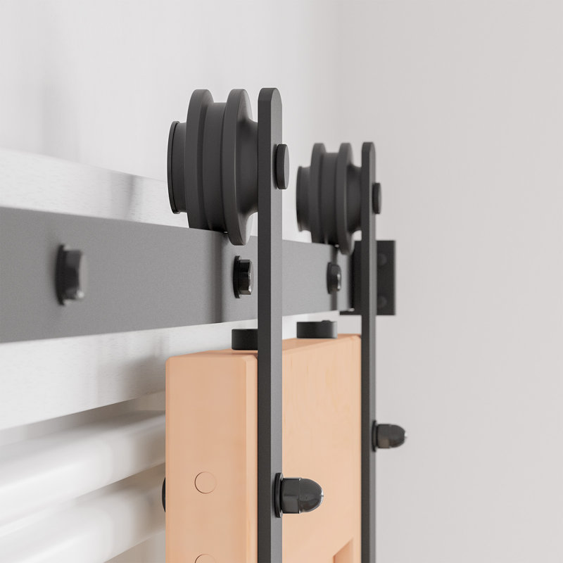 LDB_BUILDING Standard Single Door Barn Hardware Kit (Not Include Door ...