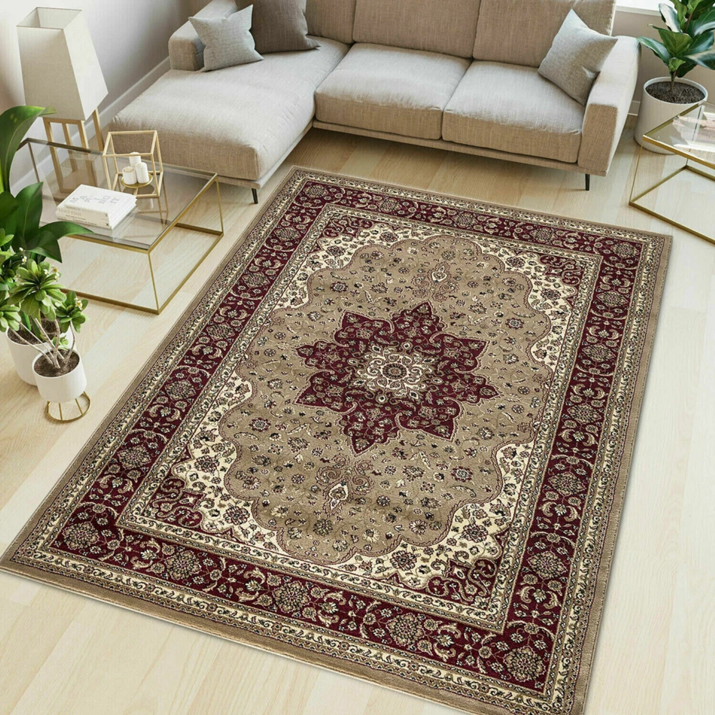 Astoria Grand Non Slip Large Traditional Rugs Living Room Bedroom ...