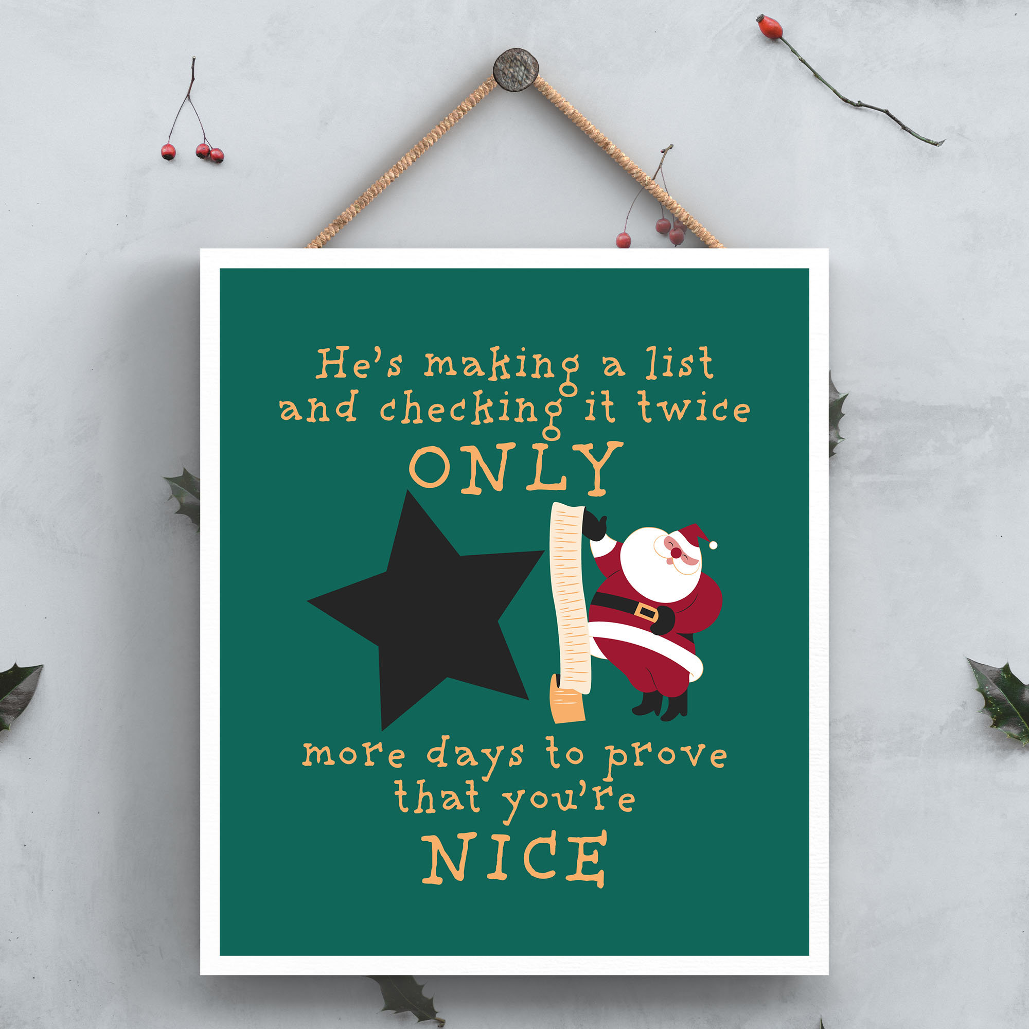The Seasonal Aisle Carley Days to Prove That You''re Nice Wall Décor ...