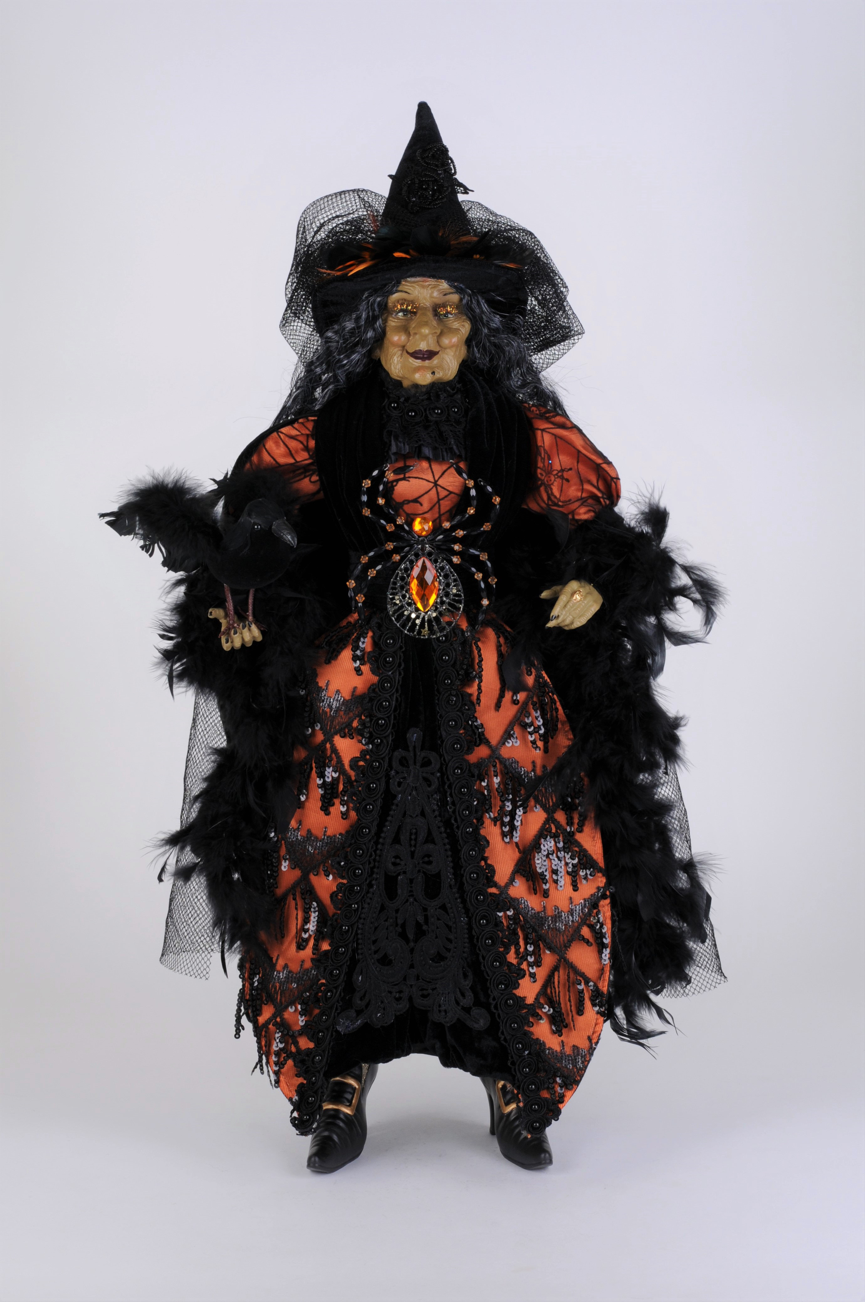 Karen Didion Originals Orange Standing Witch | Wayfair