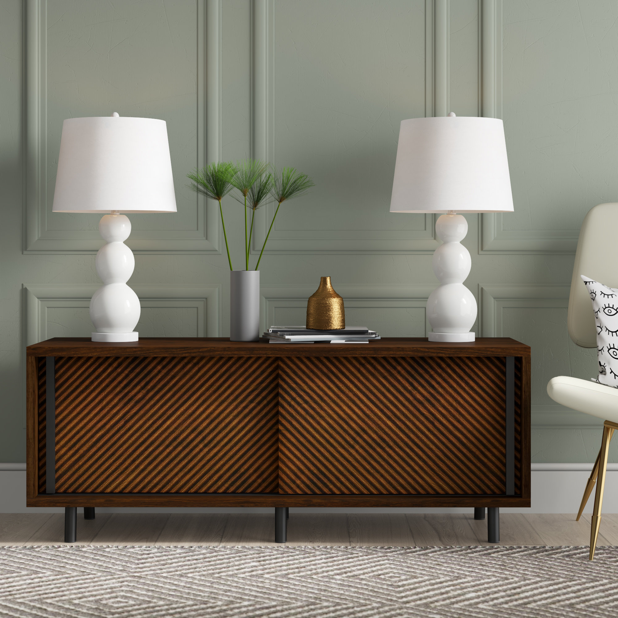 Corrigan Studio® Dearis 26.5" Table Lamp Set & Reviews | Wayfair