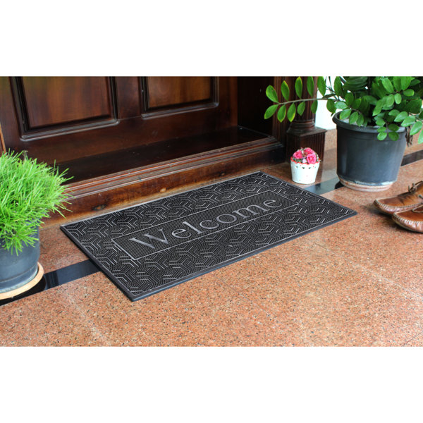 Latitude Run® 30" x 18" Non-Slip Door Mat | Wayfair