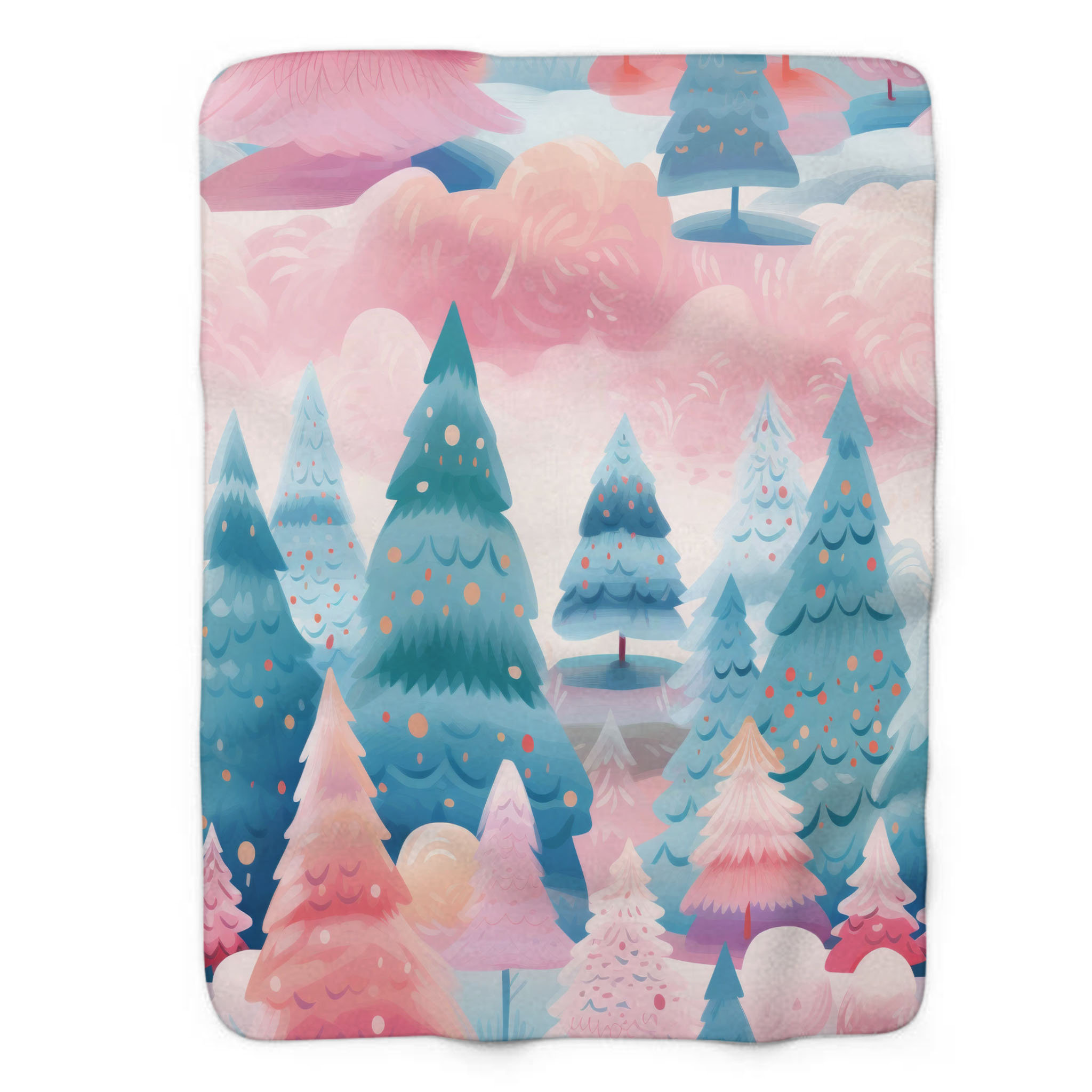 MentionedYou Gentle Hues Pines - 1 Piece Premium Blanket | Wayfair