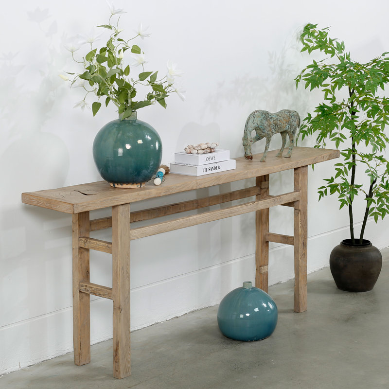 Loon Peak® Dearbhl 72" Solid Wood Console Table | Wayfair