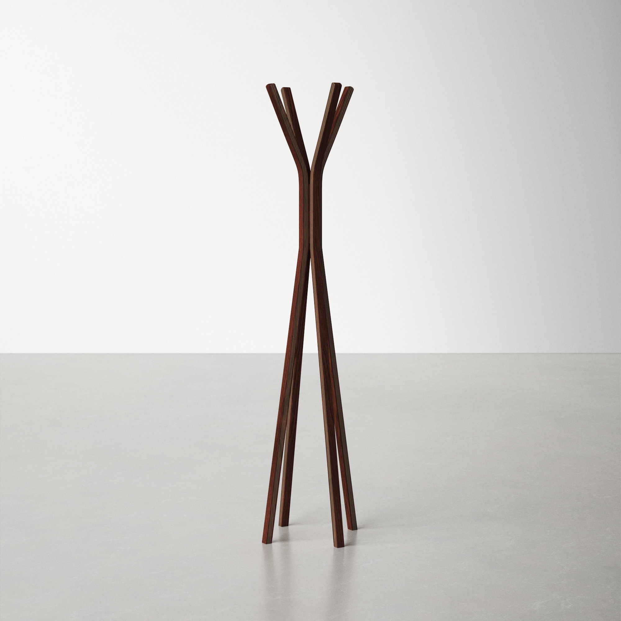 AllModern Glynis 4 - Hook Freestanding Coat Rack & Reviews | Wayfair