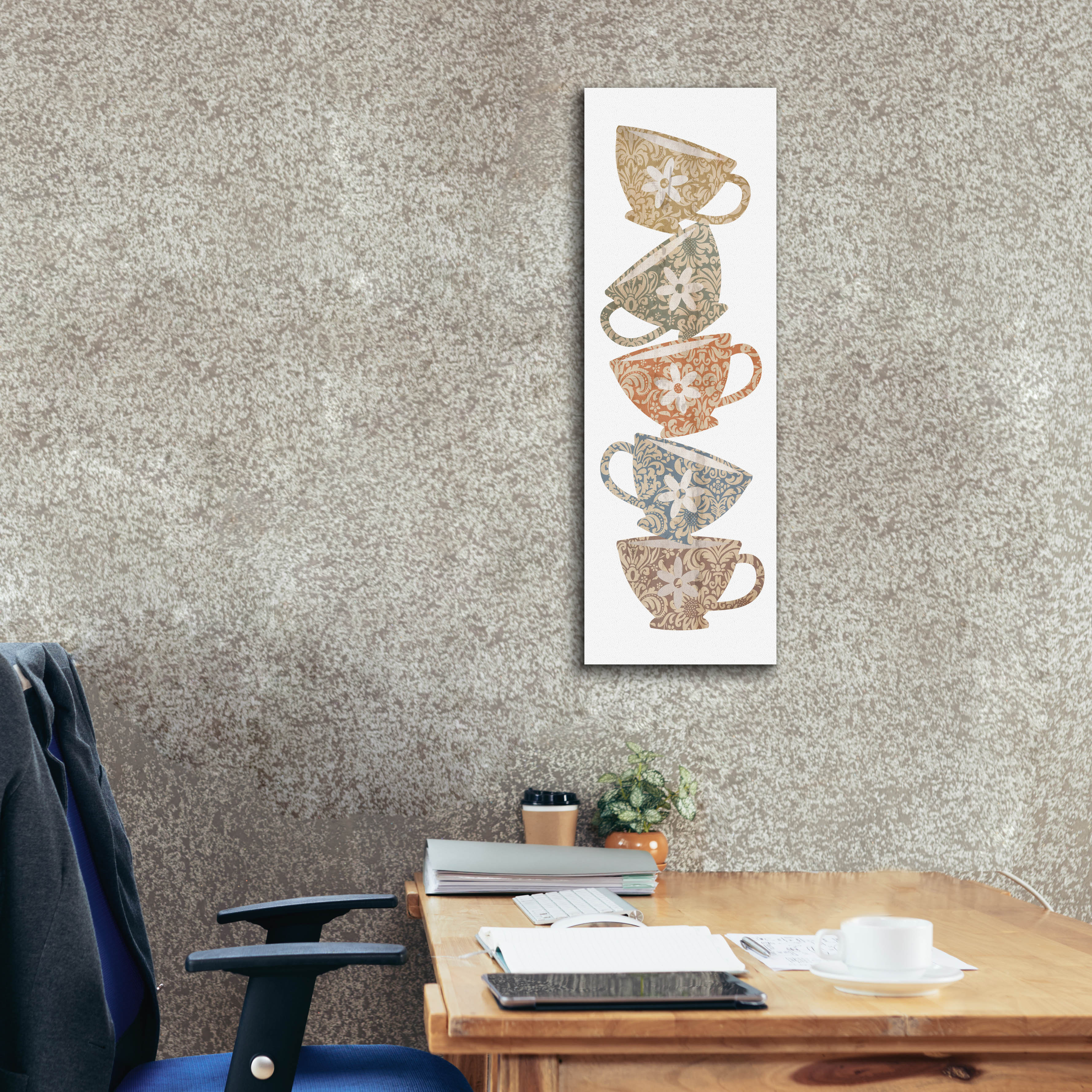 Bungalow Rose 'Coffee 2' by Erin Clark Canvas Wall Art, 12" x 36" | Wayfair