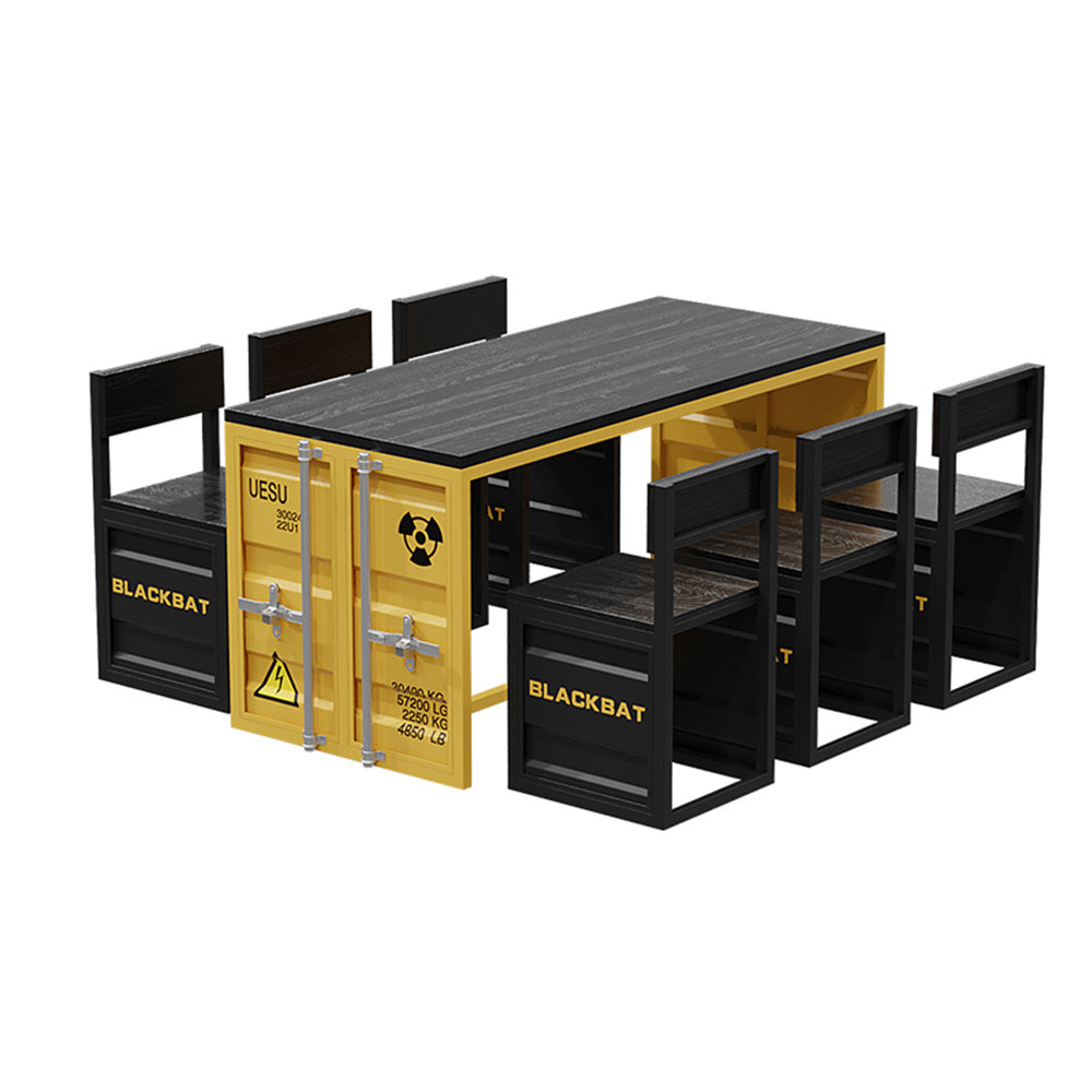 Industrial Style Sofa Industrial Air Container Table And Chairs ...