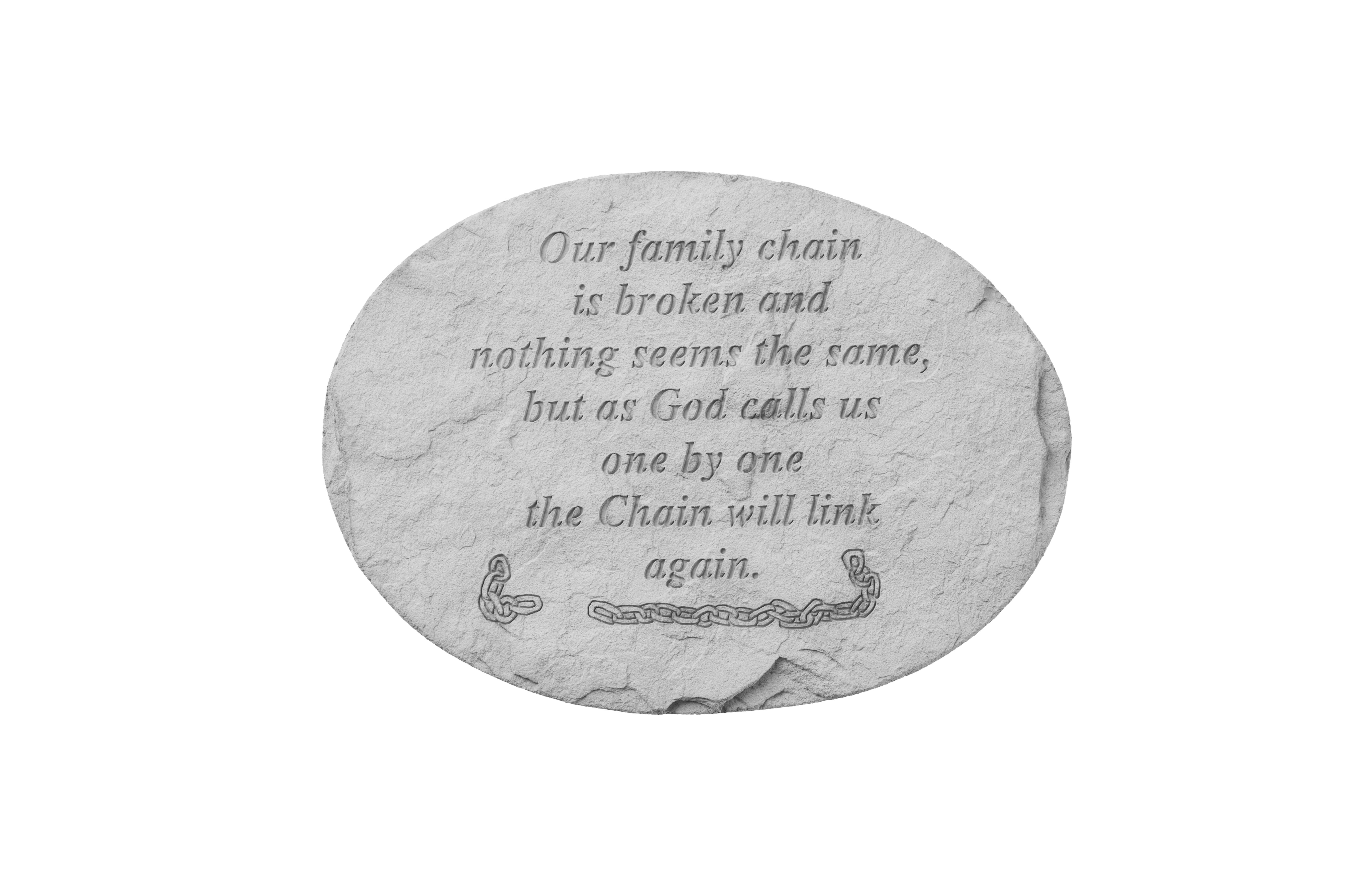Trinx Our Family Chain Memorial Stone & Reviews | Wayfair