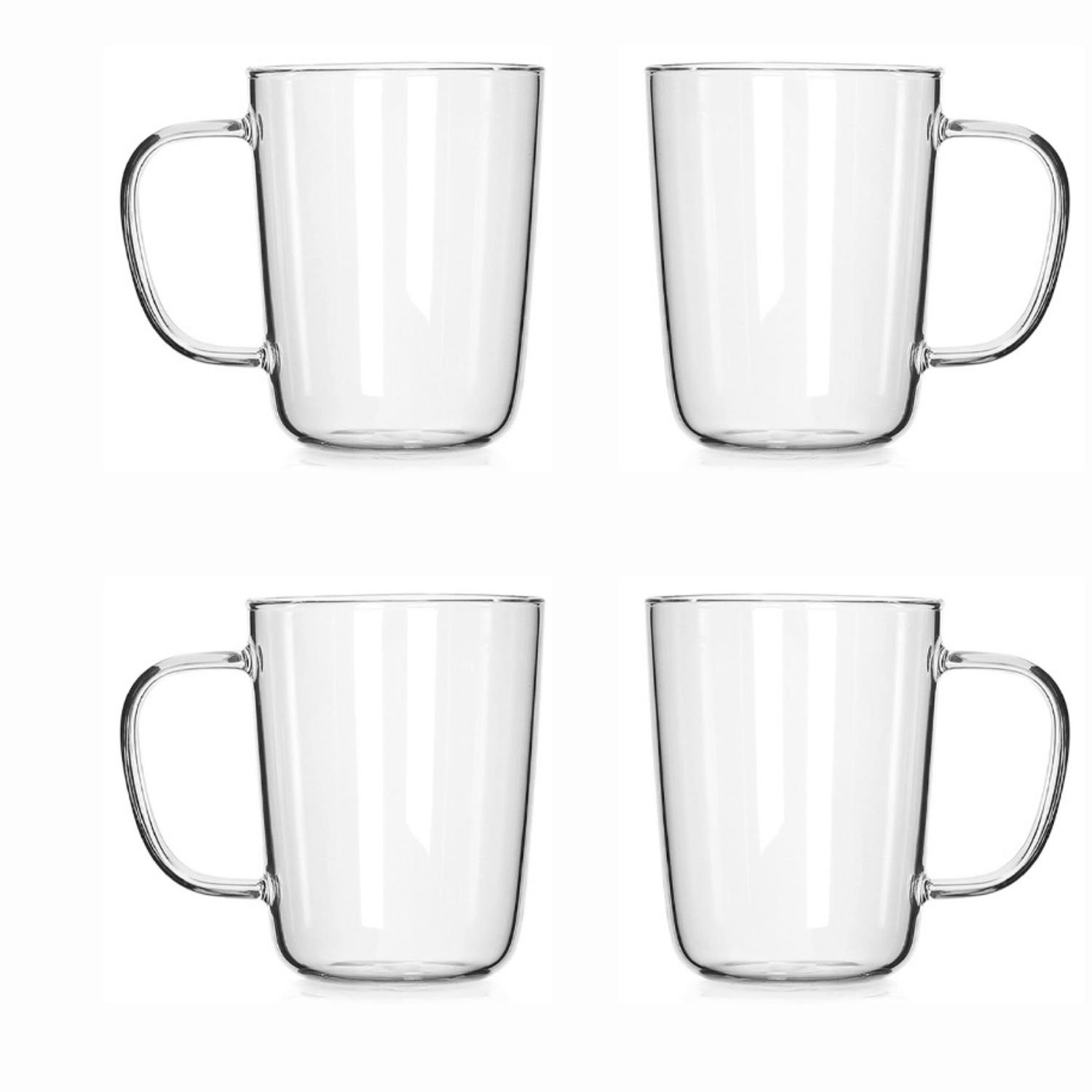 Ameriwood Glass Coffee Mugs,Set of 4 - Wayfair Canada