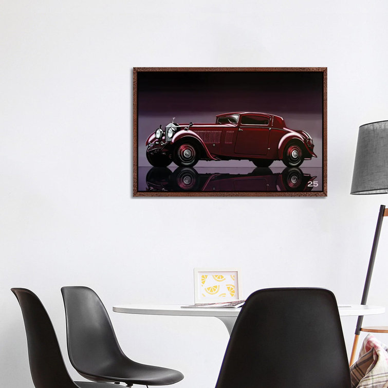 iCanvas Rolls Royce Phantom 1933 by Paul Meijering - Floater Frame ...