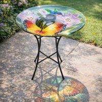 Solar Powered Bird Baths | Bath Fountain & Solar Light