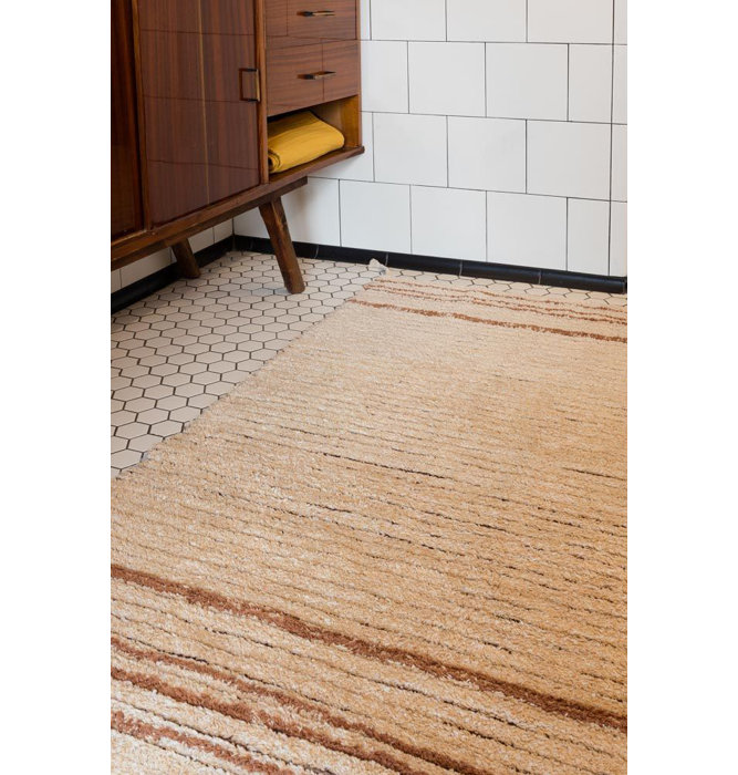 Reversible Washable Rug Twin Toffee | Birch Lane