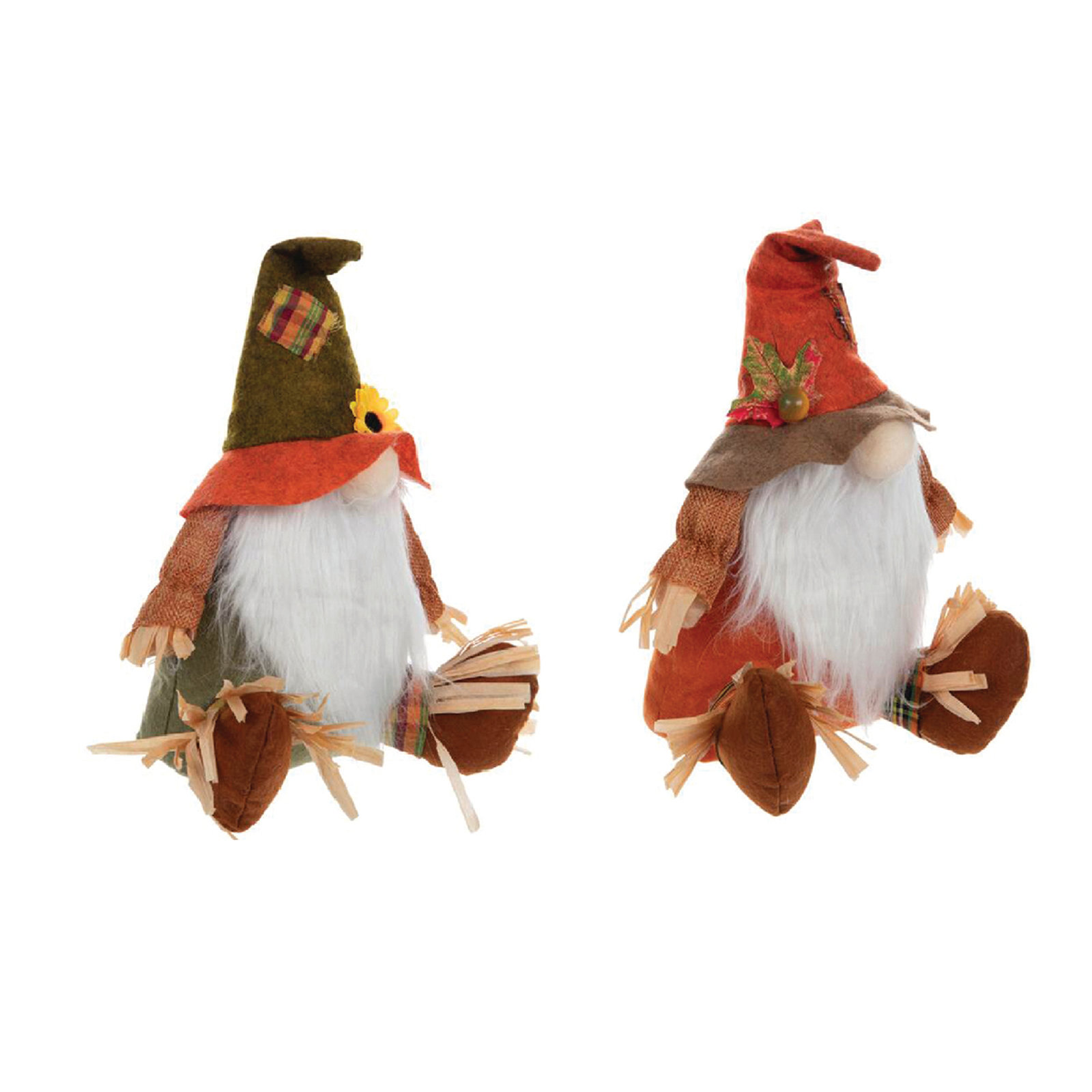 Santa's Workshop 2 Piece Scarecrow Gnomes Set | Wayfair
