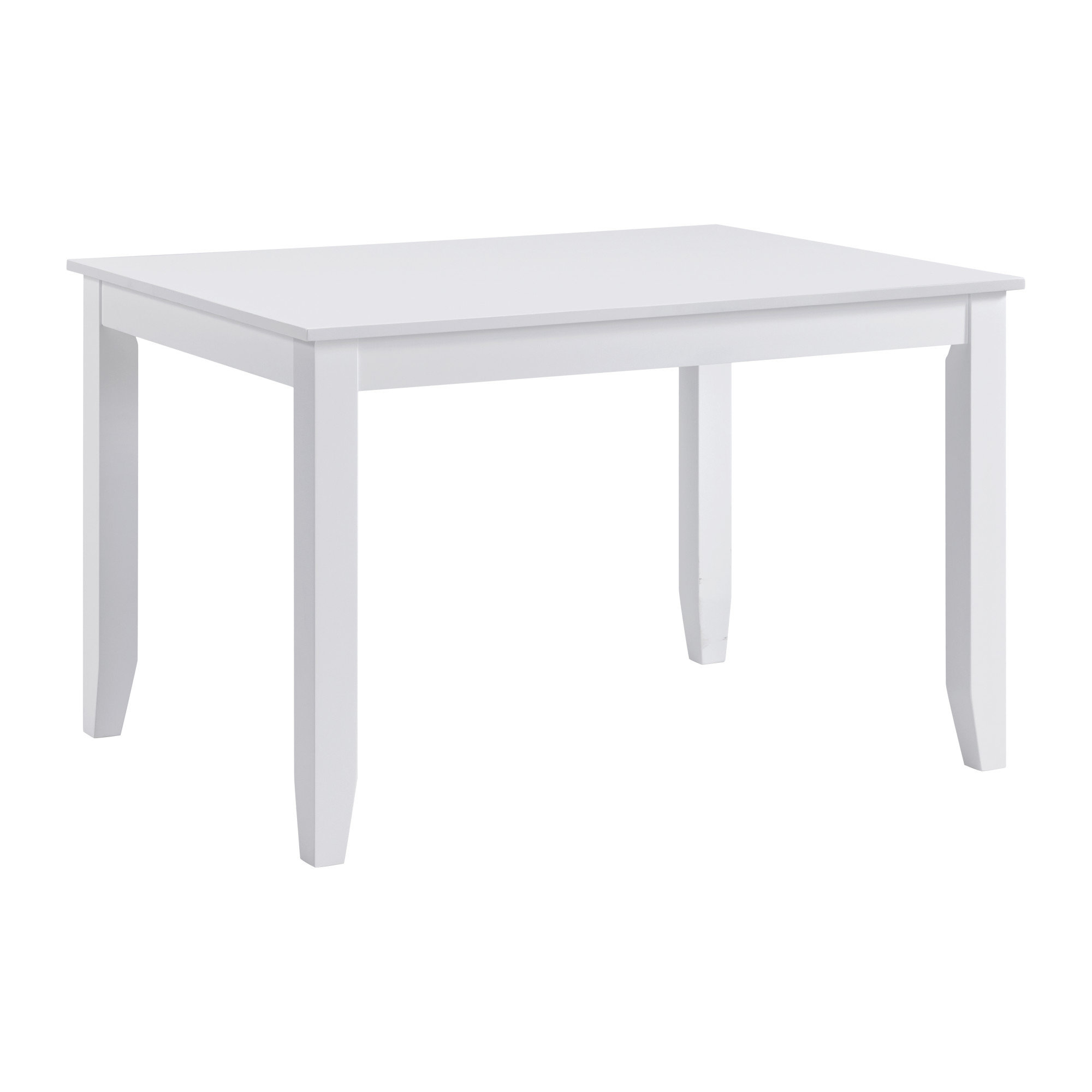 August Grove® White Rectangular Dining Table | Wayfair