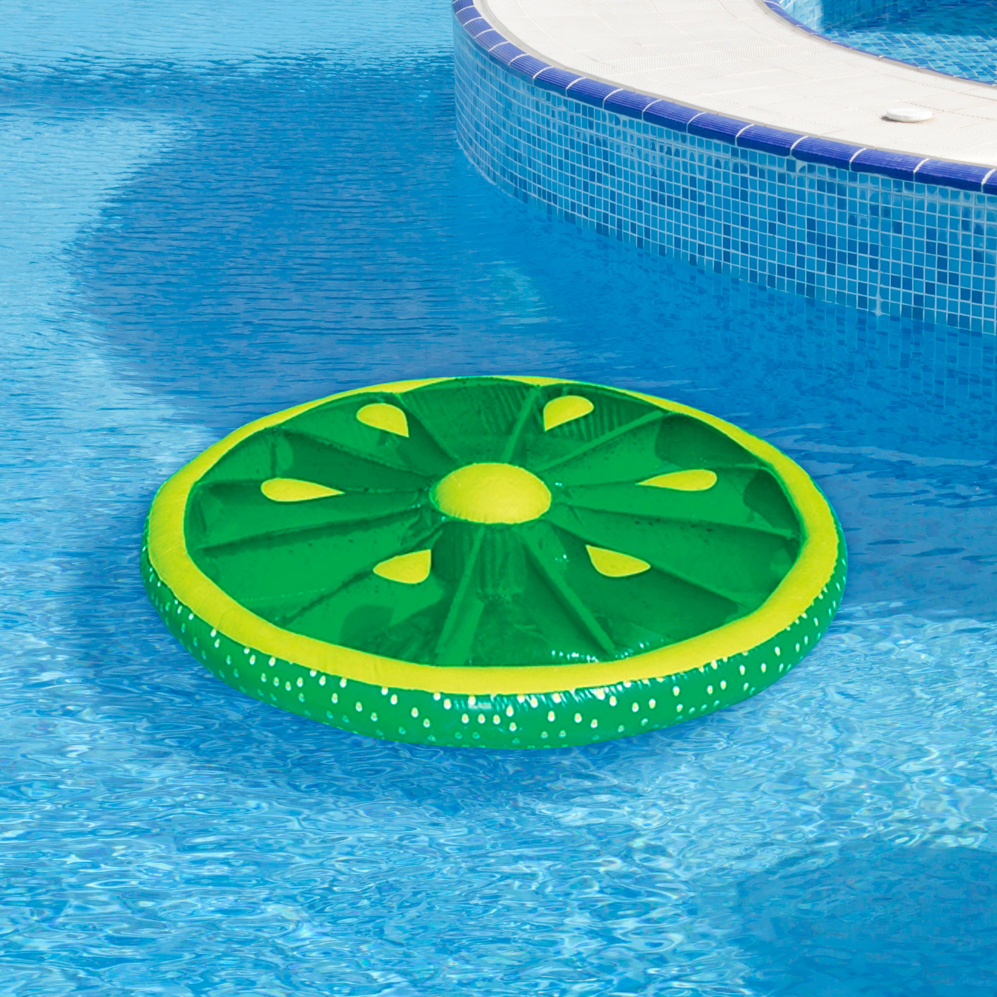Pool Central Inflatable Fruit Slice Swimming Pool Lounger Raft - 60 ...