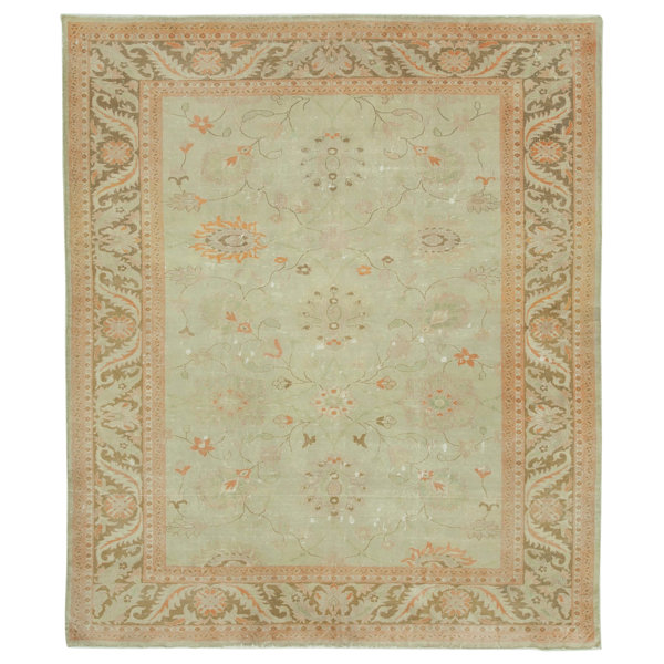 Rug N Carpet Josipa One-of-a-Kind 8'5" X 9'10" 2000s Area Rug in Green ...