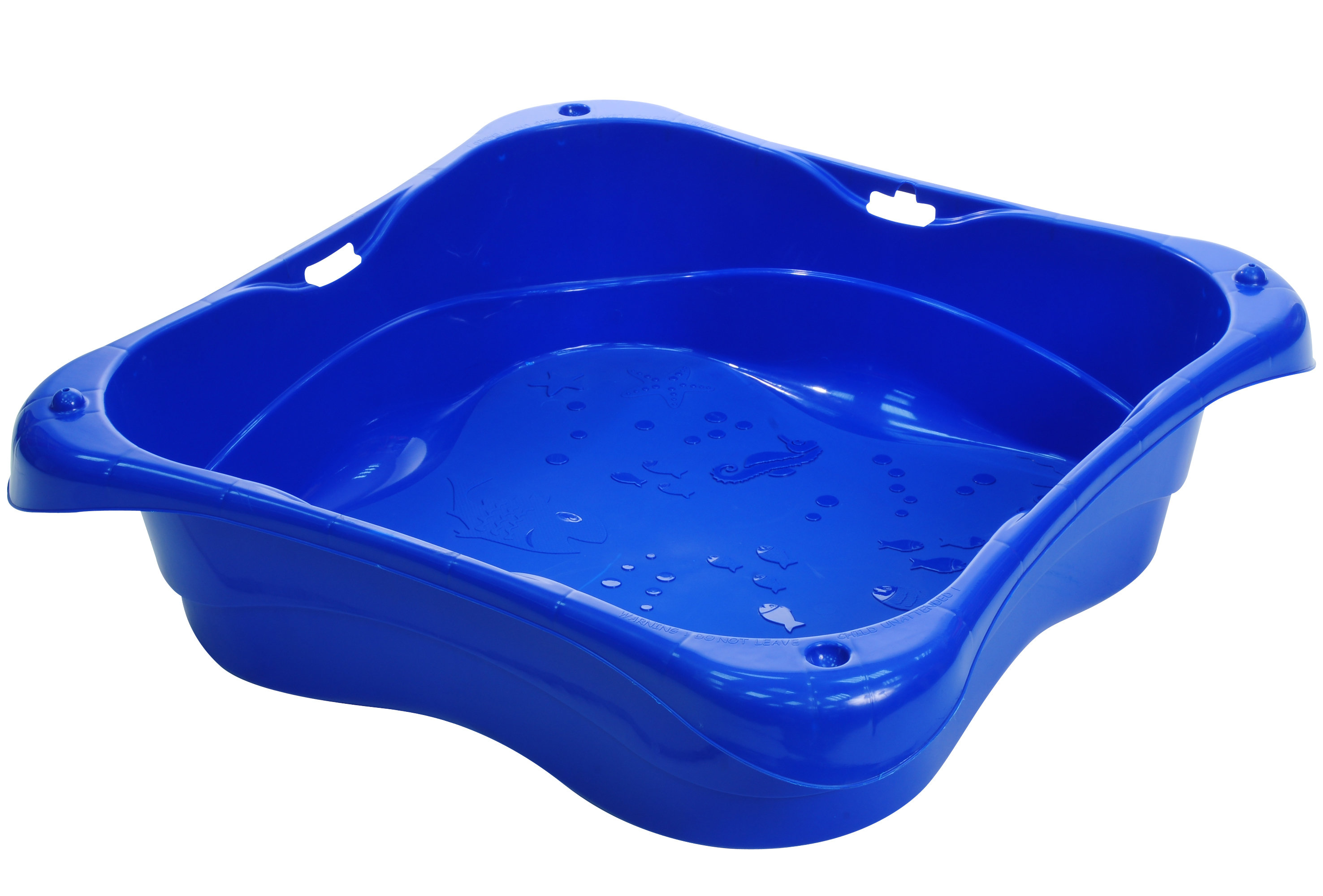 Zoomie Kids Gramercie Zoomie Kids 30" x 7.45" Plastic Square Sandbox ...