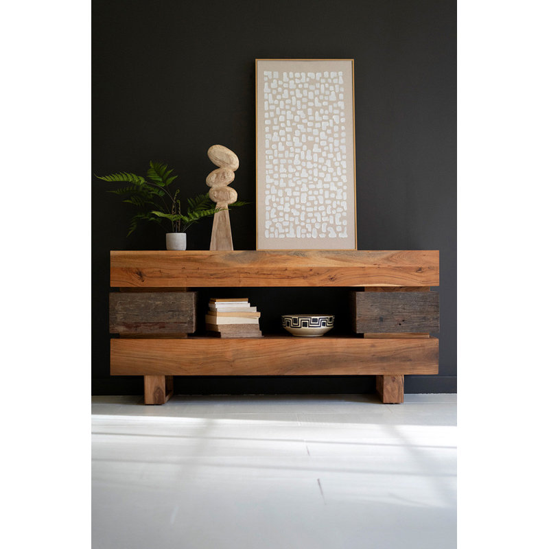 Loon Peak® Elser 64'' Solid Wood Console Table & Reviews | Wayfair