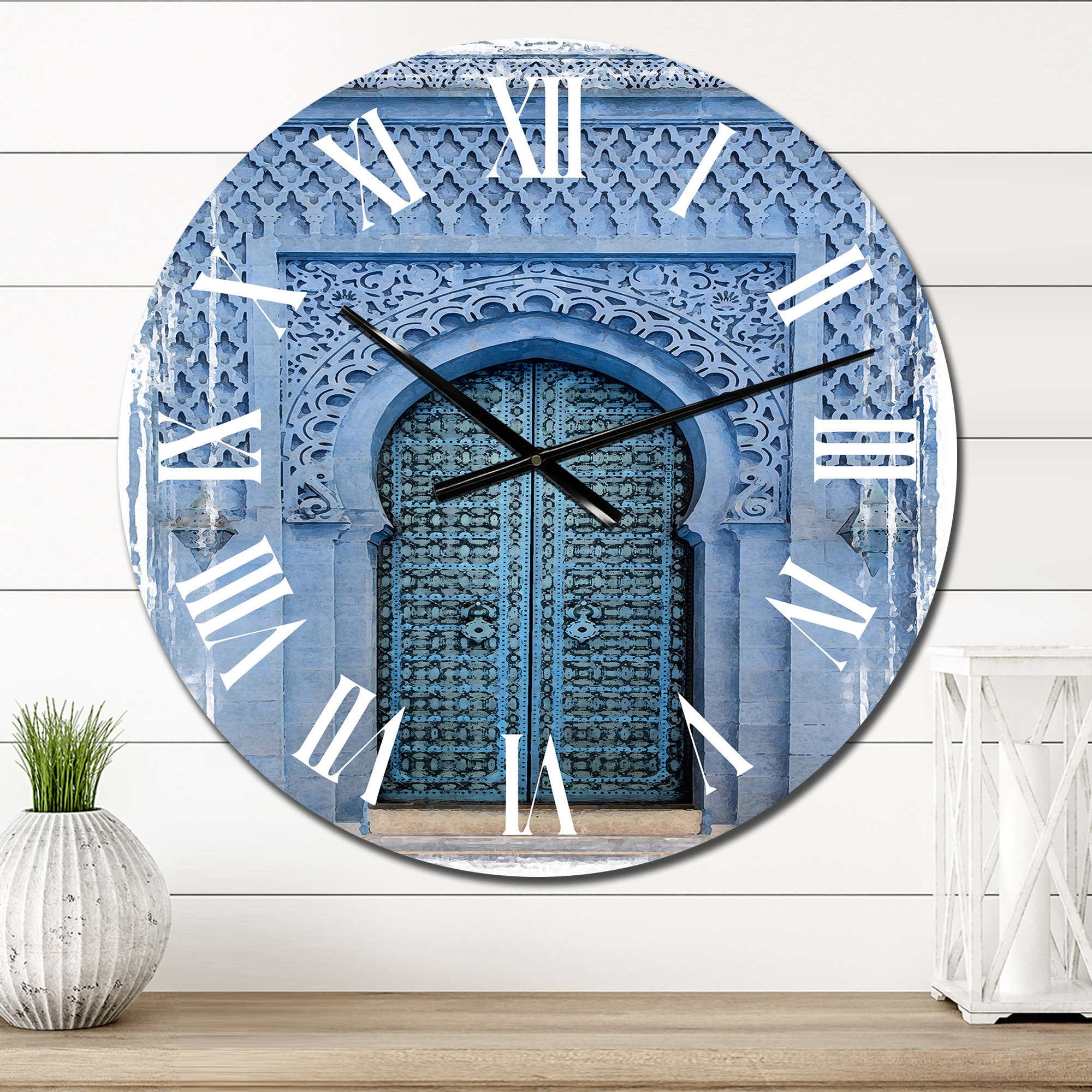 East Urban Home Traditional Moroccan Ancient Wooden Entry Door ...