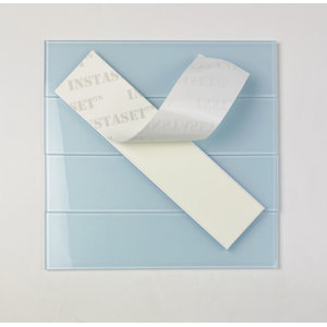 Abolos Metro 3 in. x 12 in. Glass Straight Edge Subway Wall & Pool Tile ...