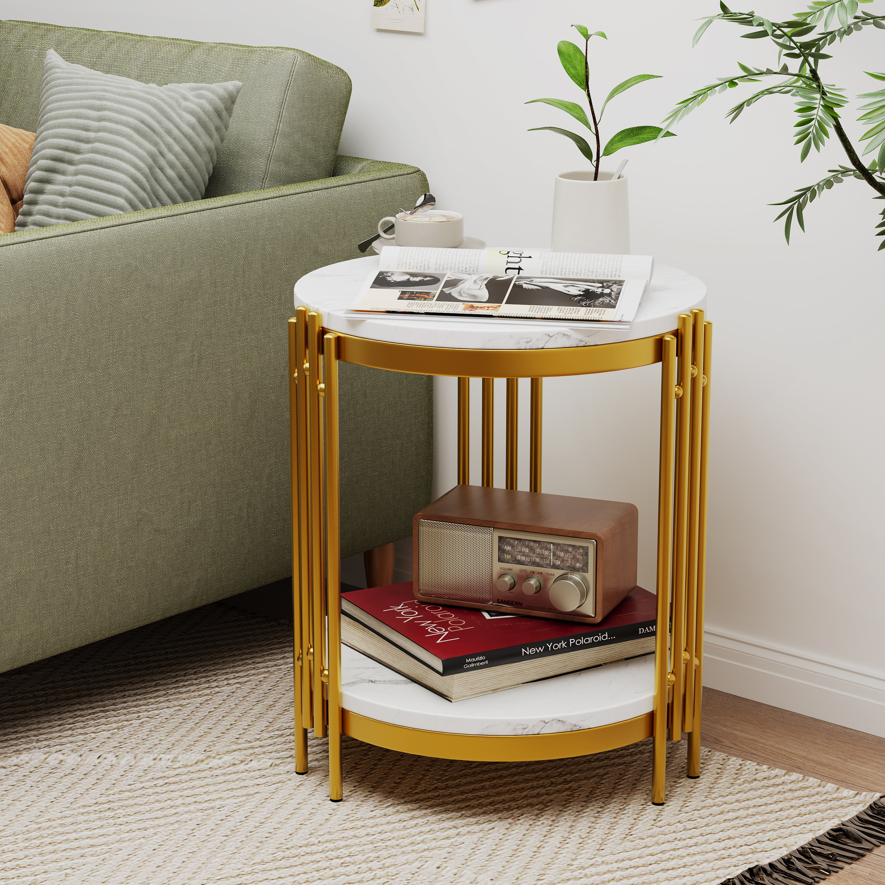 Willa Arlo™ Interiors Winchcombe 3 Legs End Table with Storage ...
