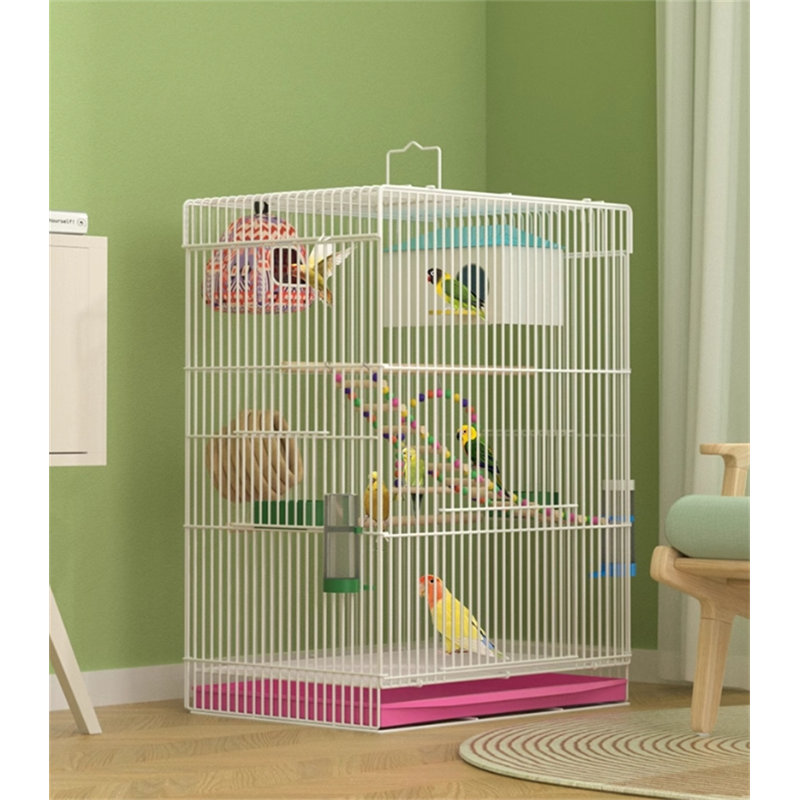 Tucker Murphy Pet™ Geofrey 24'' Iron Flat Top Floor Bird Cage | Wayfair