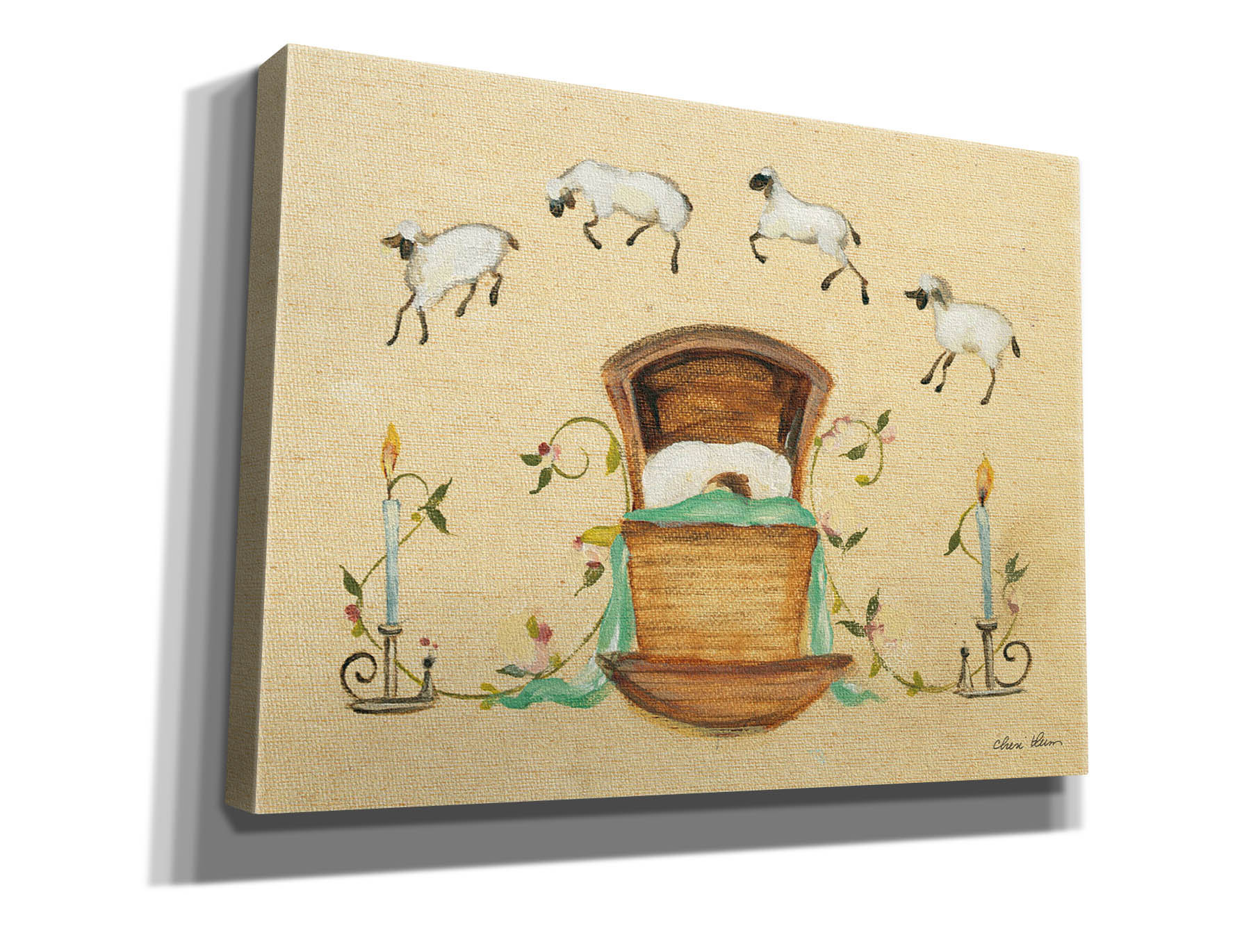 Epic Graffiti 'Counting Sheep 2' by Cheri Blum Canvas Wall Art, 54" x ...