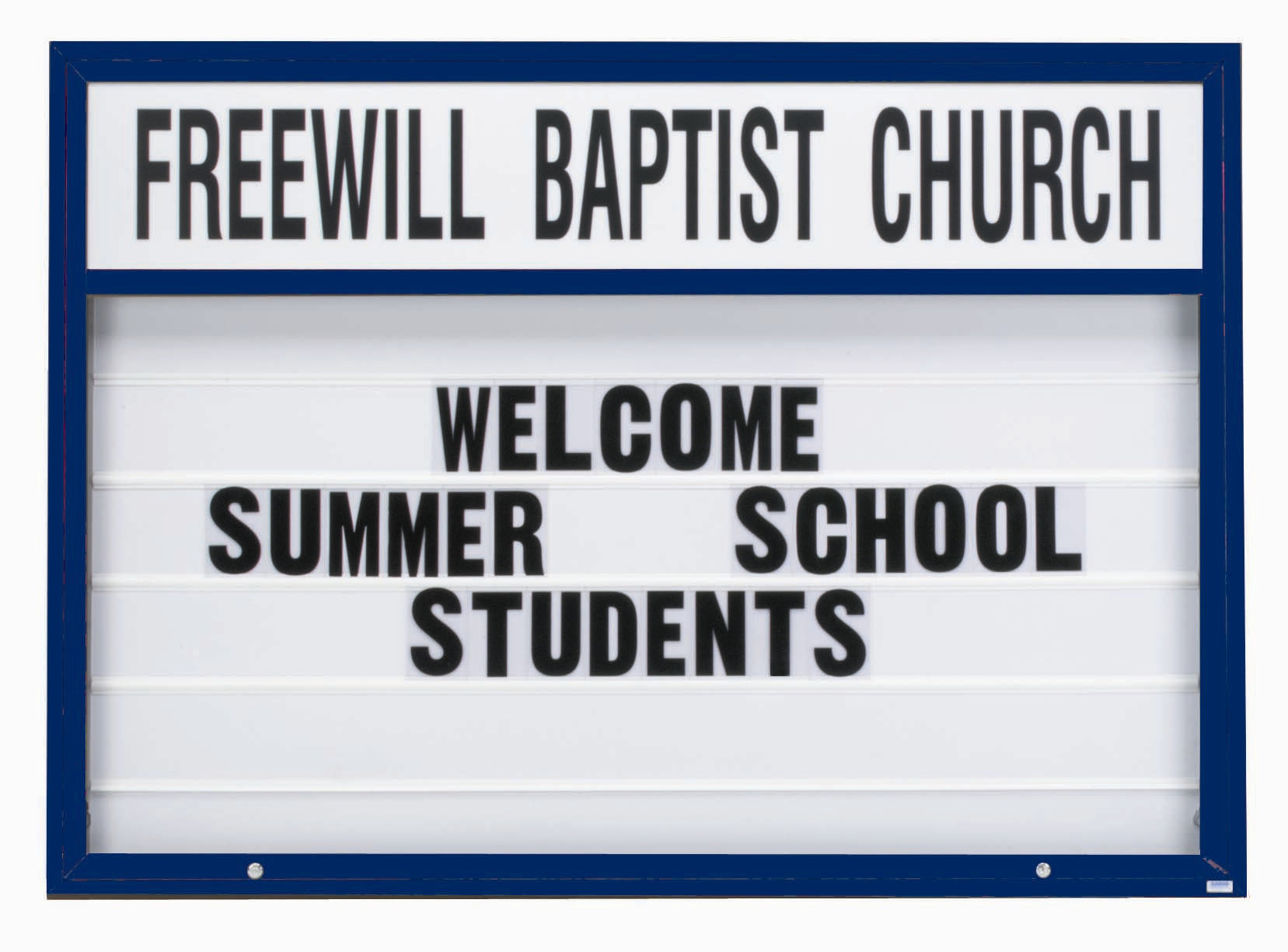 AARCO Marquee One Illuminated Single Sided Changeable Sign System ...