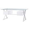 Modway Sector 71" Glass Top Glass Office Desk & Reviews | Wayfair