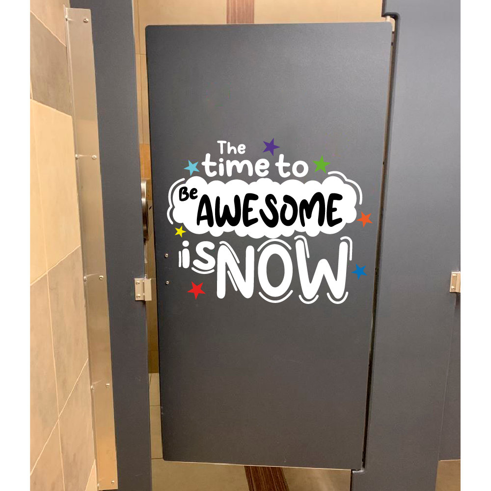 Trinx Vinyl Black & White Ink Lettering Art 16" X 20" Inspirational ...