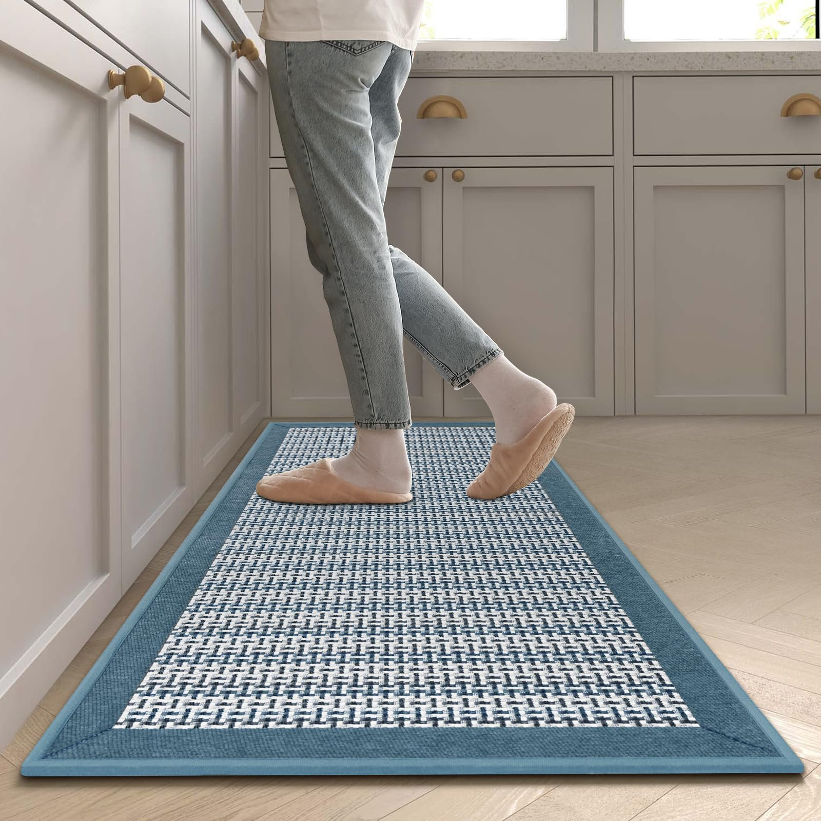 Prep & Savour Kaiya Non-Skid Kitchen Mat | Wayfair