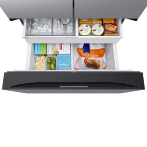 Samsung Bespoke 3-Door French Door Refrigerator (30 cu. ft.) with ...