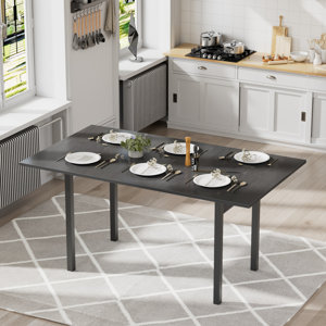 Ebern Designs Extendable Dining Room Table For 4-6 People, 63 ...