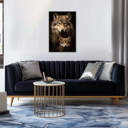Natur Pur Wolf Canvas Wall Art Wild Animal Painting Wolf Family Picture ...
