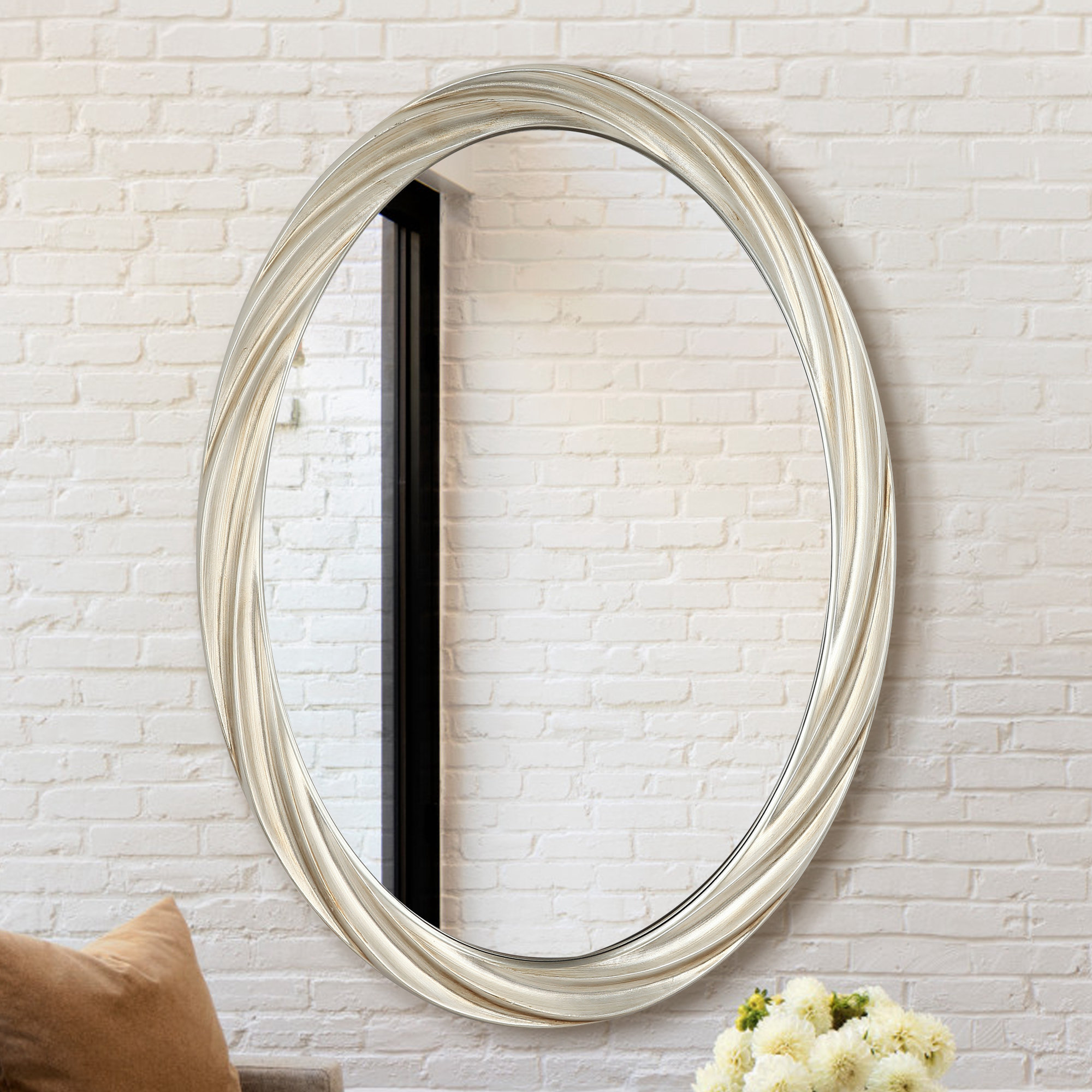 Wade Logan Breylen Oval Wall Mirror & Reviews | Wayfair
