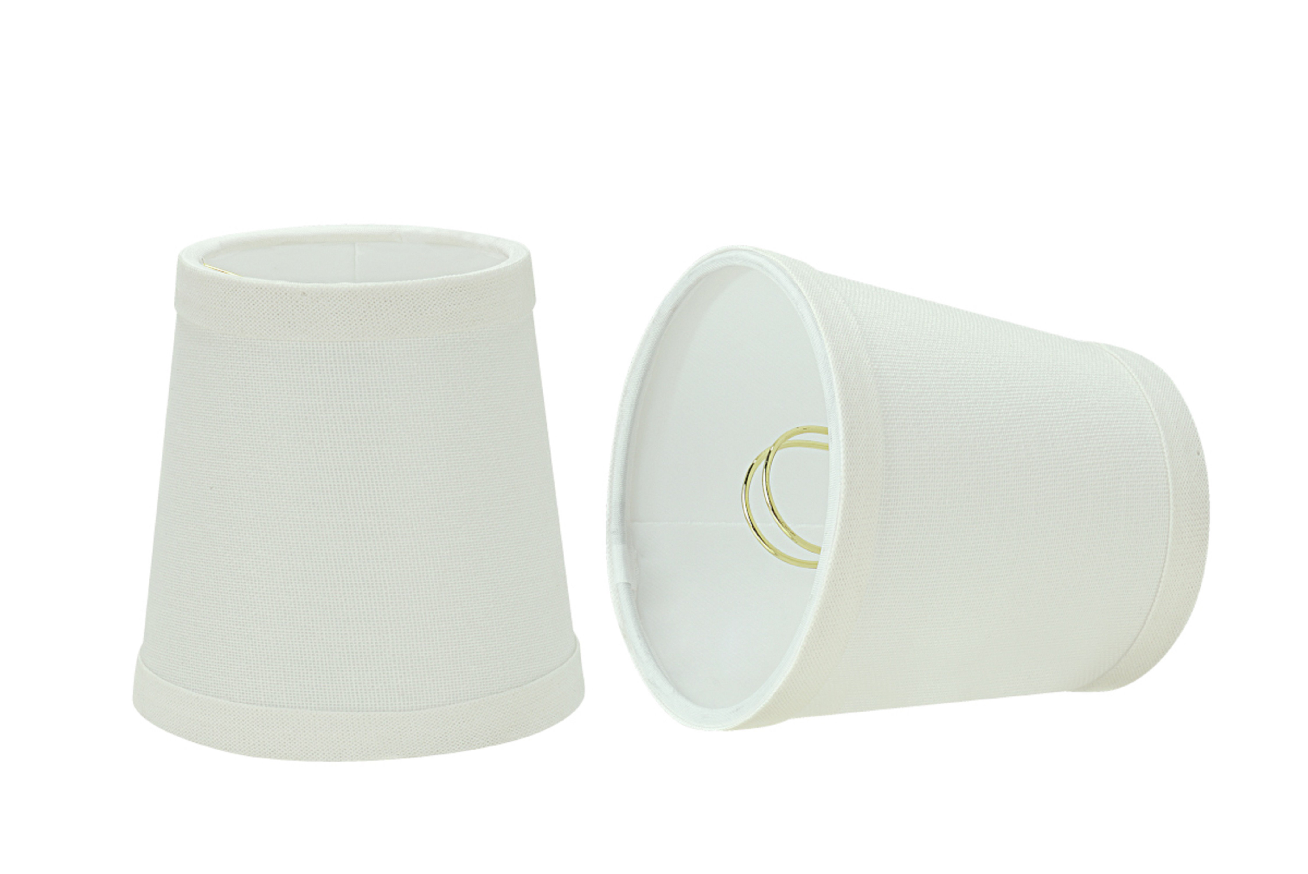 Lark Manor Analynn 3" H x 4" W Linen Empire Candelabra Shade ( Clip On ...